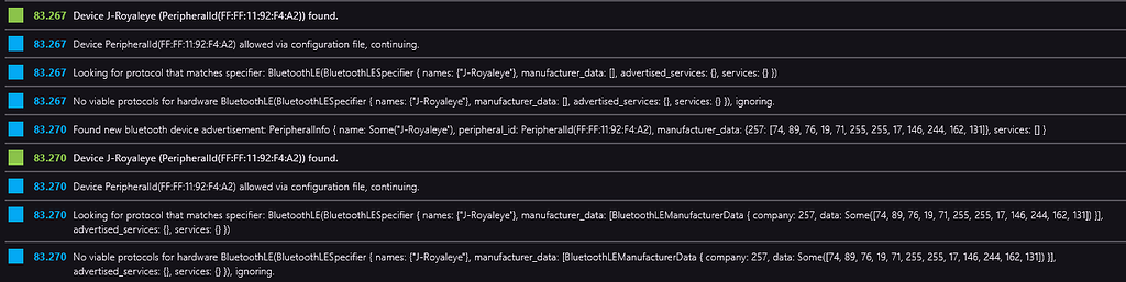 Can't connect joyhub Royaleye to Intiface - Intiface® Central Support - Buttplug.io and Intiface ...